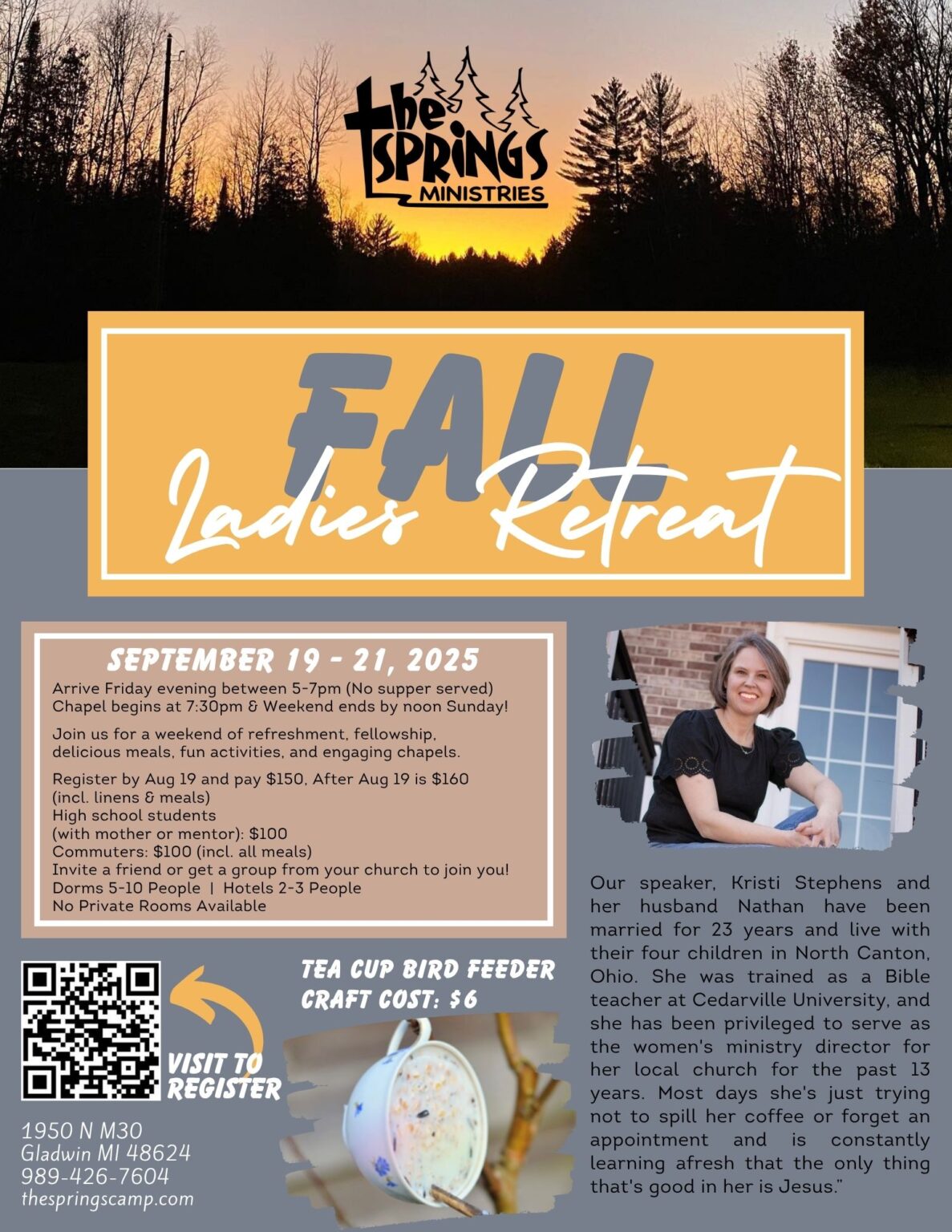 2025 Fall Ladies Retreat